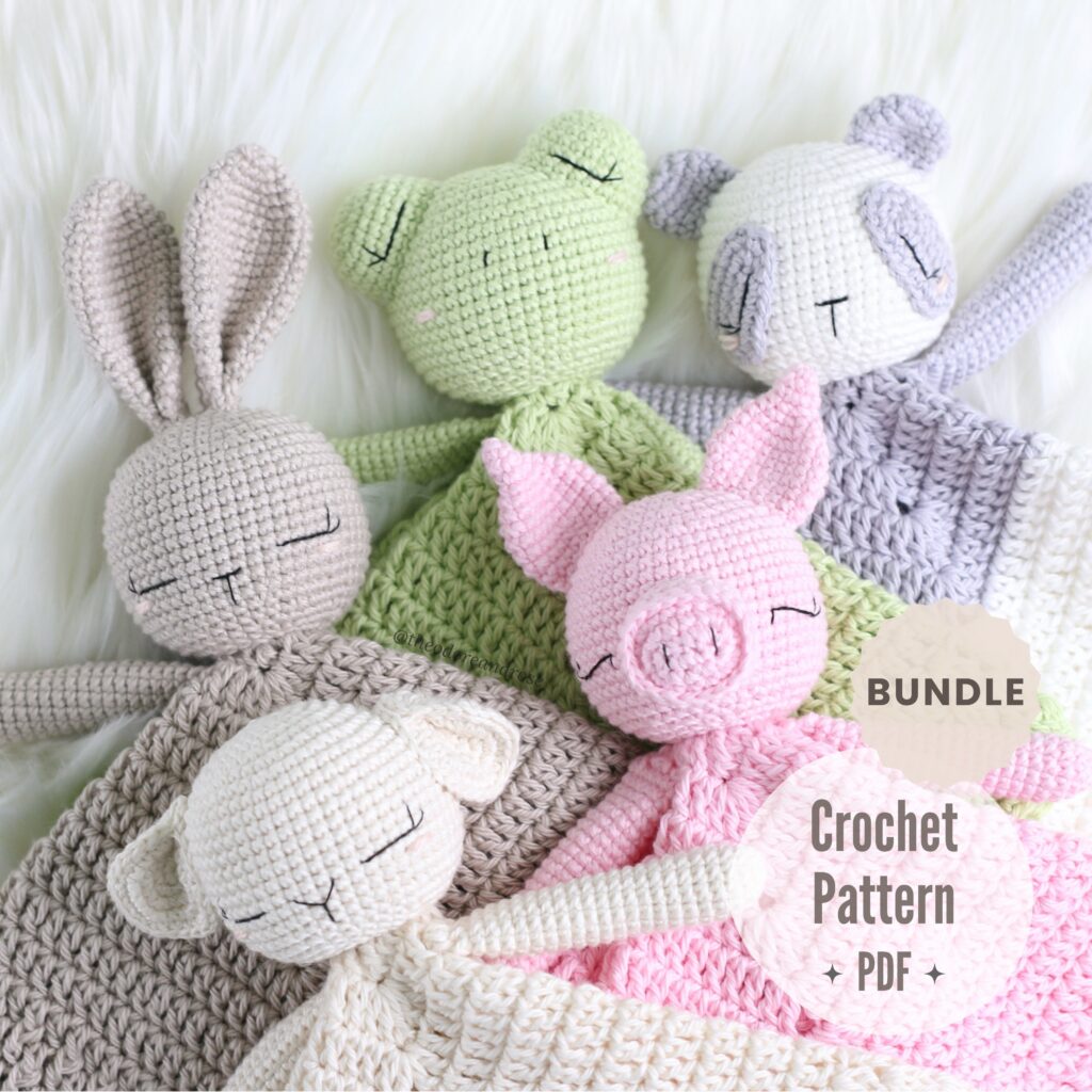 Briggs The Sleepy Bunny Lovey - Amigurumi Crochet Pattern (PDF Download ...